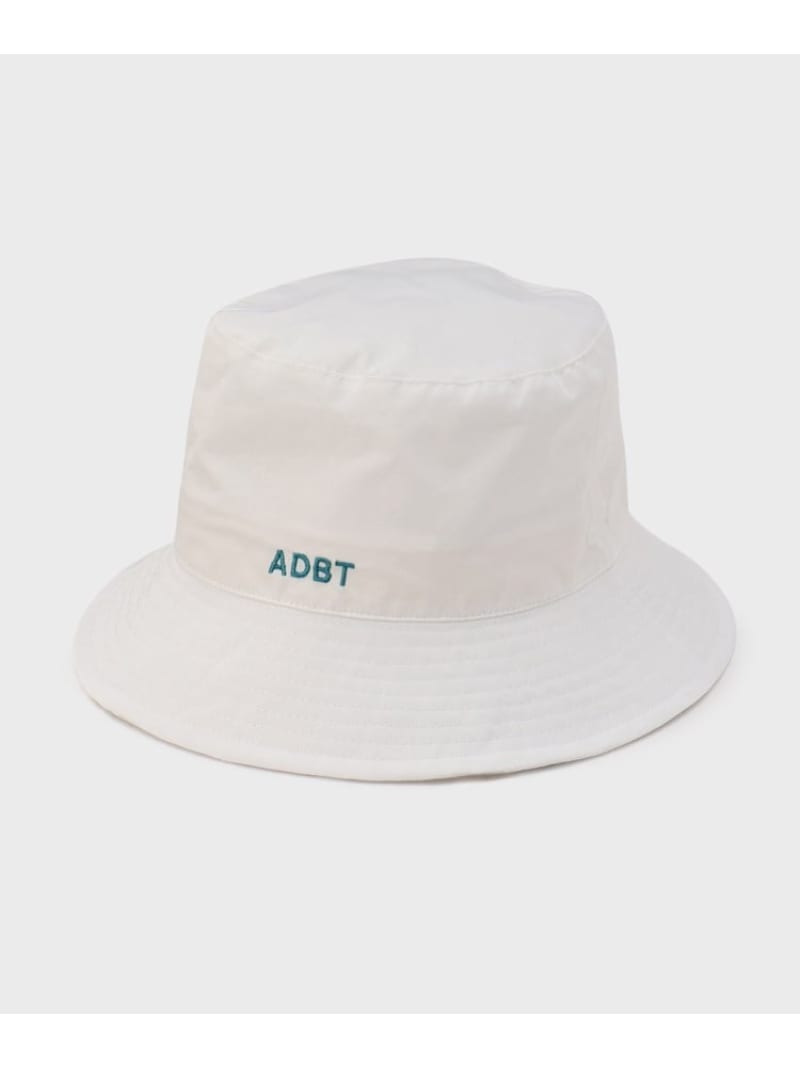 【楽天市場】【ADBT】ワンポイントロゴ バケットハット adabat アダバット 帽子 ハット ホワイト ブラック【送料無料 ...