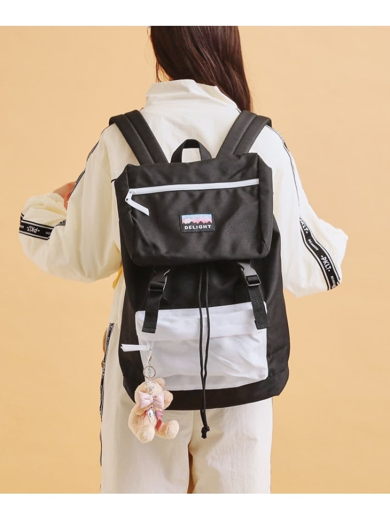 【楽天市場】【SALE／50%OFF】【容量約26.5L】フラップリュック PINK-latte ピンク ラテ バッグ リュック・バックパック ...