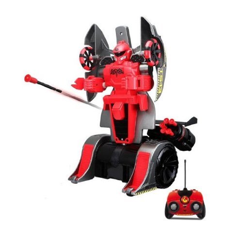 【楽天市場】Maisto Twist & Shoot Remote Control Street Trooper Robot Car Red ...