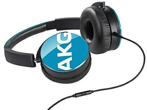 【楽天市場】AKG Y50 Teal On-Ear Headphone with In-Line One-Button Universal Remote/Microphone Teal ...
