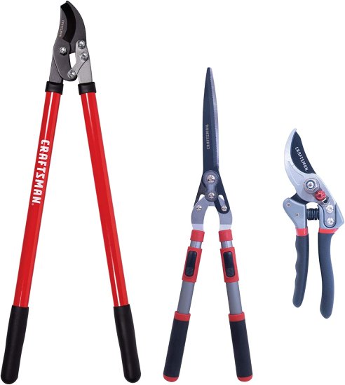 【楽天市場】CRAFTSMAN CMXMKIT0140 3-Piece Pruning Set with Bypass Pruning ...