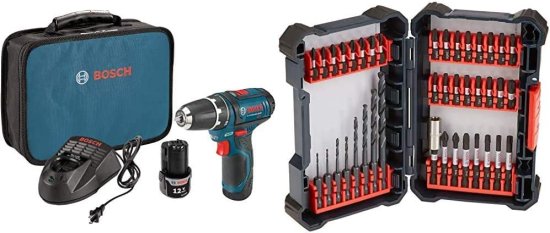【楽天市場】BOSCH ボッシュ Power Tools Drill Kit - PS31-2A - 12V, 3/8 Inch, Two ...