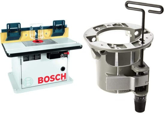 【楽天市場】BOSCH ボッシュ Cabinet Style Router Table RA1171 & Under-Table Router ...