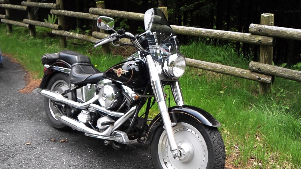 【楽天市場】【創業祭セール 錆ニックプレゼント＆10％OFF】1年保証付 メンテナンスクロス付！HD ハーレー FLSTF ソフテイル ...