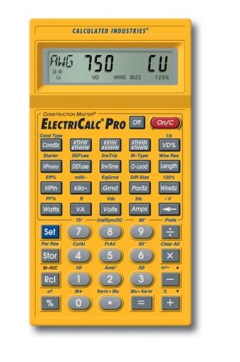 【楽天市場】CALCULATED INDUSTRIES 45065 建築用電卓ElectriCalc Pro：ワールドワイド