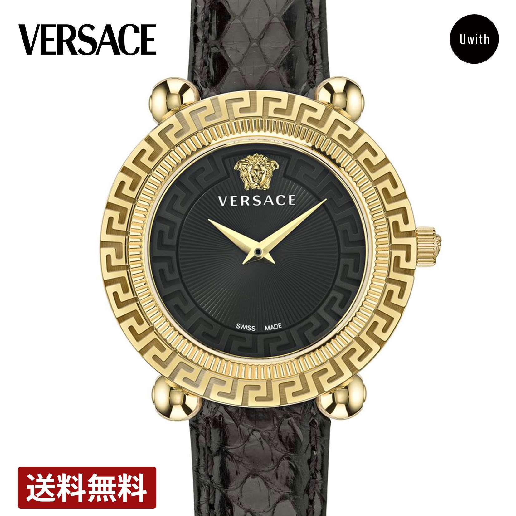 【楽天市場】【レビュー特典あり】【正規販売店】VERSACE ヴェルサーチェ レディース 腕時計 グレカ ツイスト VE6I00323 ...