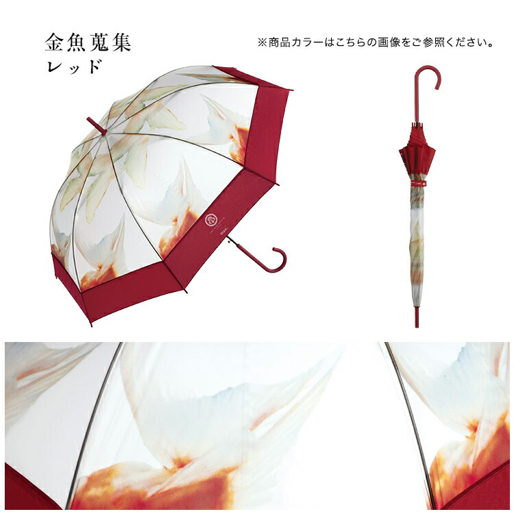 【Wpc.公式】雨傘長 [ビニール傘]アートアクアリウム×Wpc.アンブレラ【親骨61cm 大きい ジャンプ エレガント レディース おしゃれ 可愛い 女性 通勤 通学 社会人 学生】