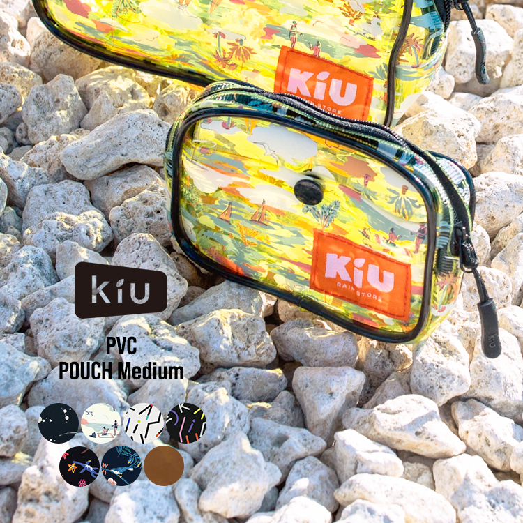 【楽天市場】【セール★60%オフ】【KiU公式】 PVC ポーチM【ポーチ ブランド かわいい おしゃれ 小物入れ 小さめ ミニポーチ ユニセックス PVC クリア ウォレット ビニール 透明 ...