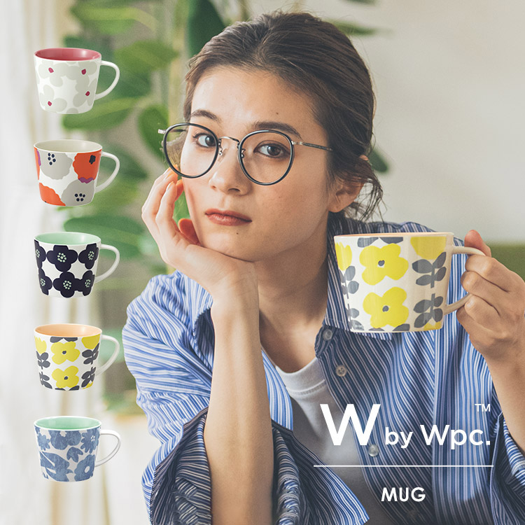 【楽天市場】ギフト対象【Wpc.公式】Wpc. Patterns 大きめ マグカップ【レディース 女性 おしゃれ スープマグ 北欧 テキスタイル 花柄 電子レンジ・食器洗浄機OK 400ml ...