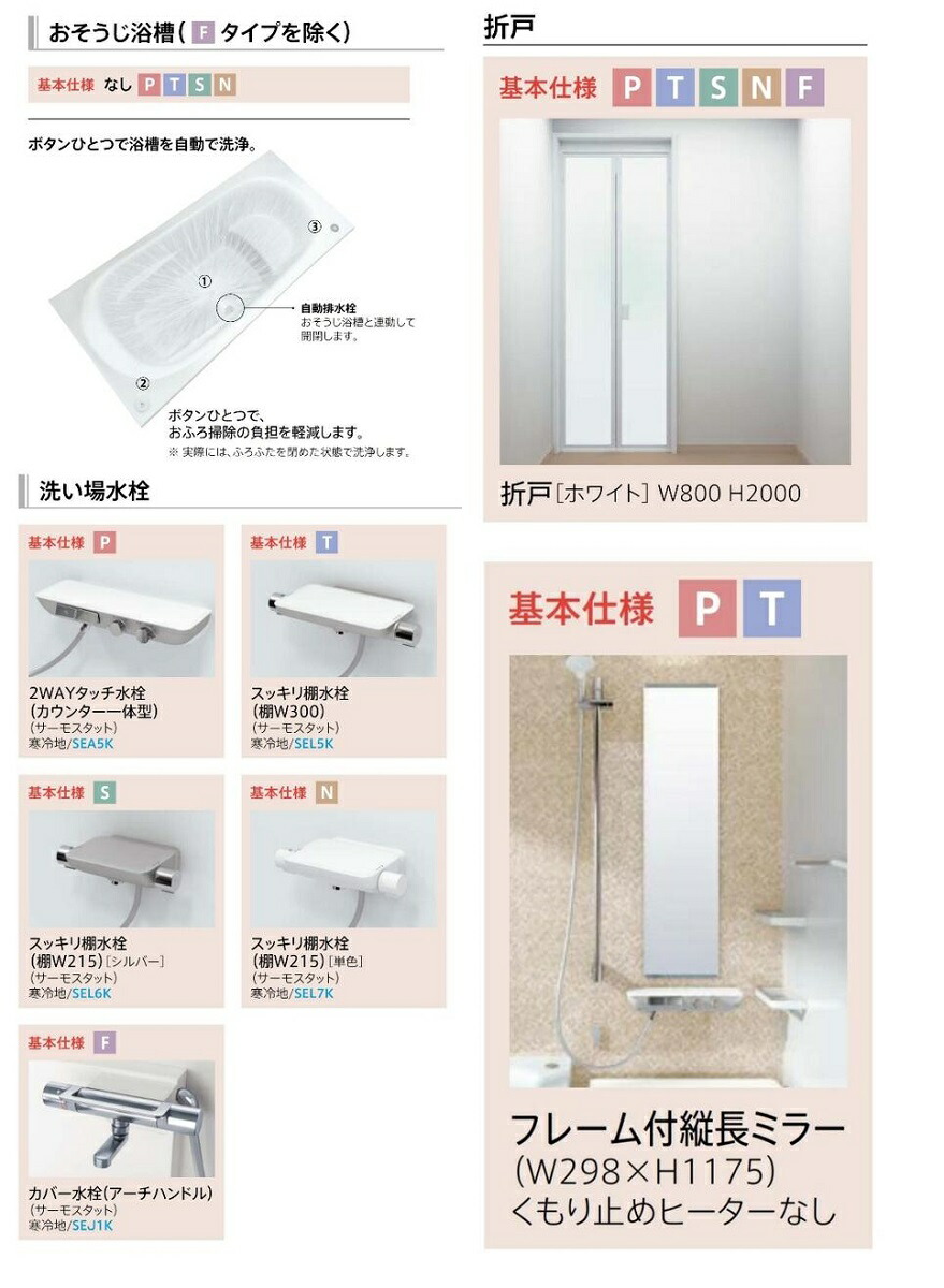 【楽天市場】TOTO サザナ HTシリーズ Pタイプ 1618サイズ システムバスルーム(オプション対応、メーカー直送）：エクセレント建材