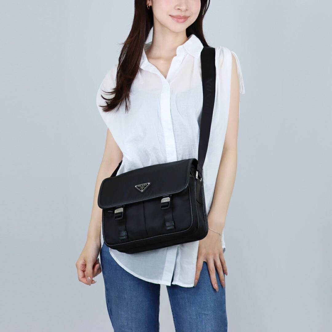 【楽天市場】プラダ PRADA ショルダーバッグ Re-Nylon 2VD769 2DMH XLO F0002 NERO 【お取り寄せ】：テザーレブランドショップ