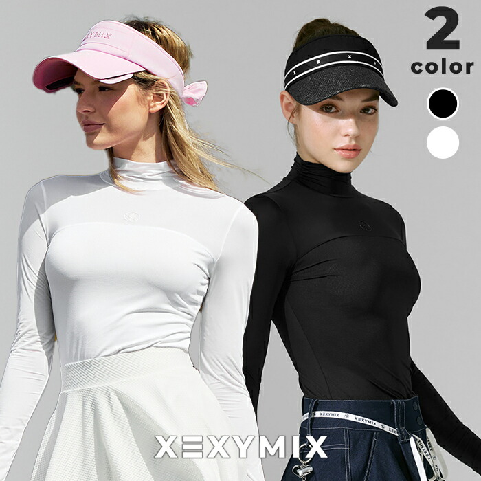 【楽天市場】ゼクシィミックス xexymix 長袖 ベースレイヤー ゴルフウェア レディース かわいい ゴルフ トップス ゴルファー ゴルフ ...