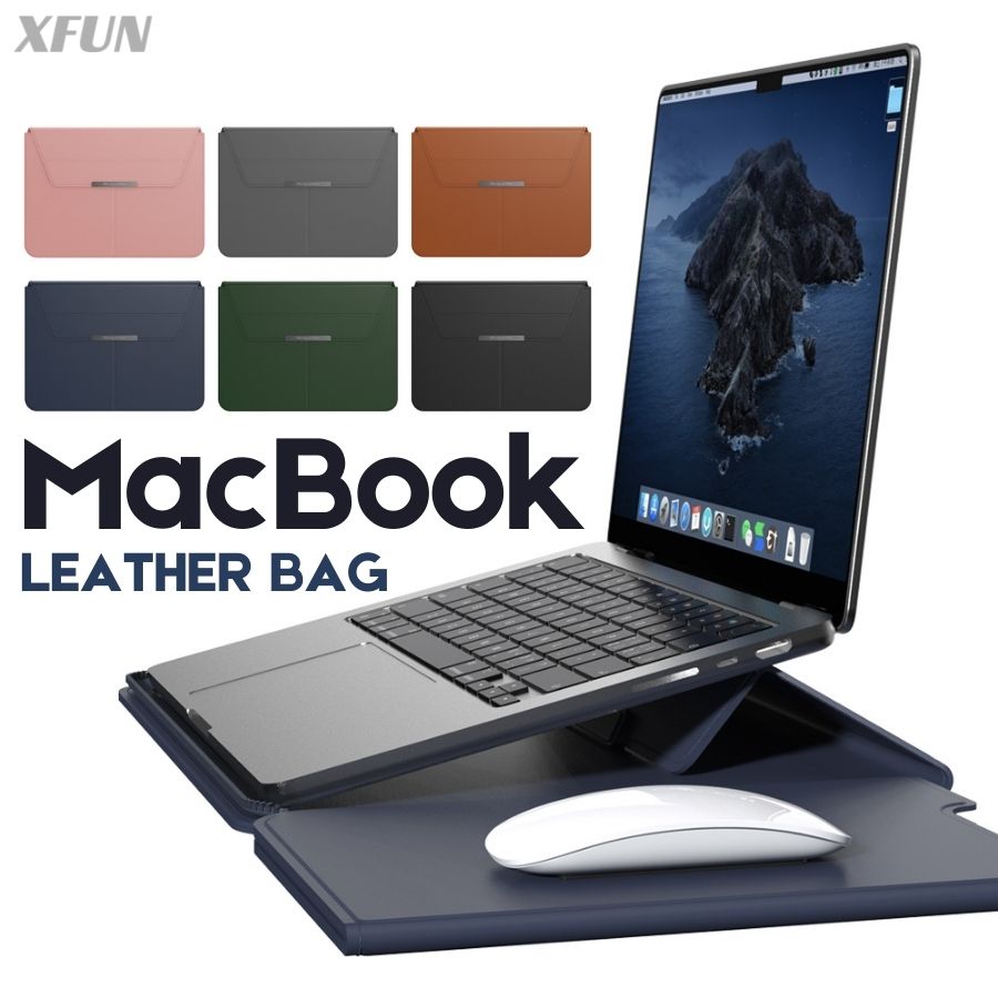 【楽天市場】【多機能】MacBook スリーブ スタンド MacBookカバー マグネット 高級 レザー MacBook保護カバー M4 MacBook Air オシャレ カワイイ 撥水 ...