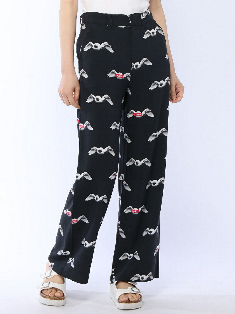 【楽天市場】【SALE／50%OFF】EYEBALL PANTS X-girl エックスガール パンツ その他のパンツ ブラック ピンク ...