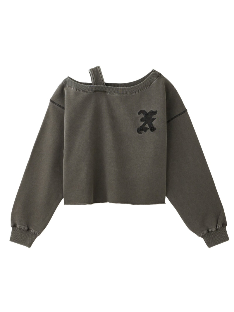 【楽天市場】【SALE／30%OFF】FADED X PATCH LAYERED SHOULDER SWEAT TOP 【X-girl】 X ...