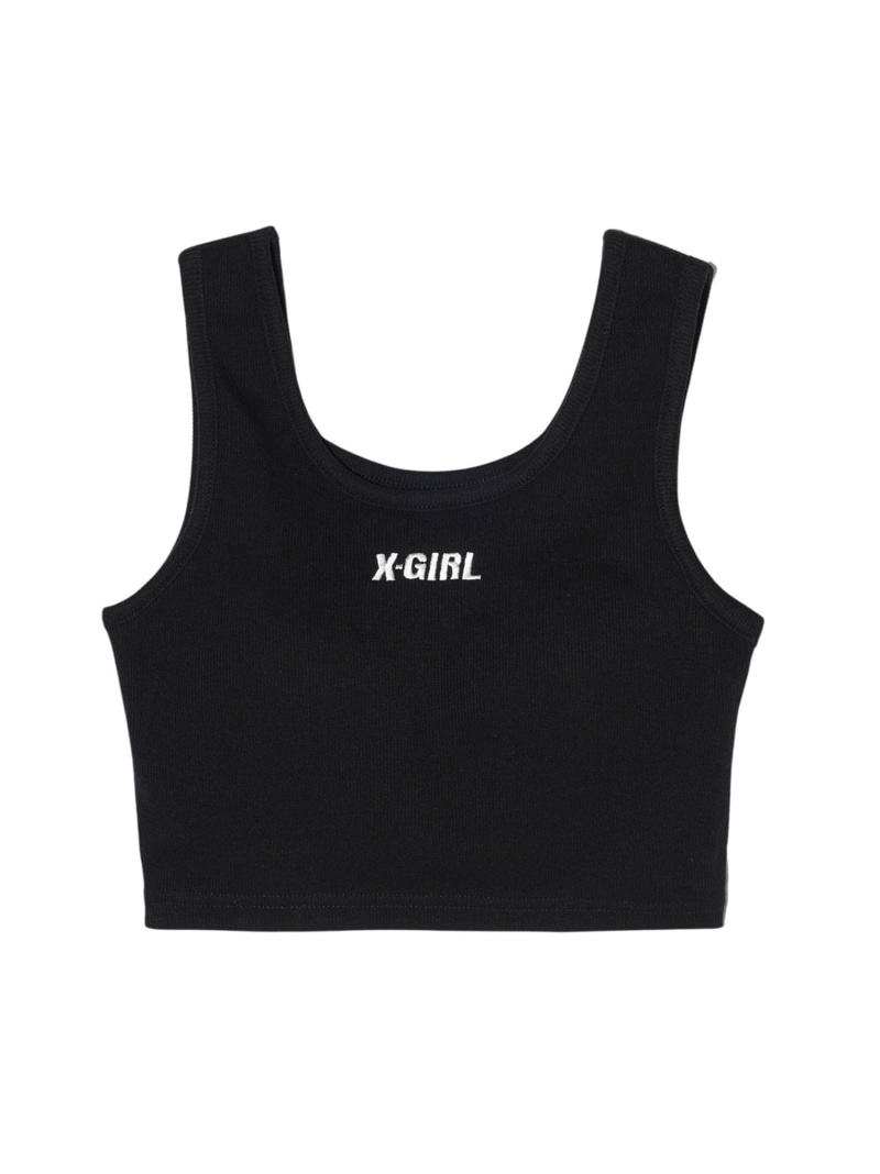 【楽天市場】BRA TOP ブラトップ X-girl X-girl エックスガール トップス ノースリーブ・タンクトップ ブラック グリーン ...