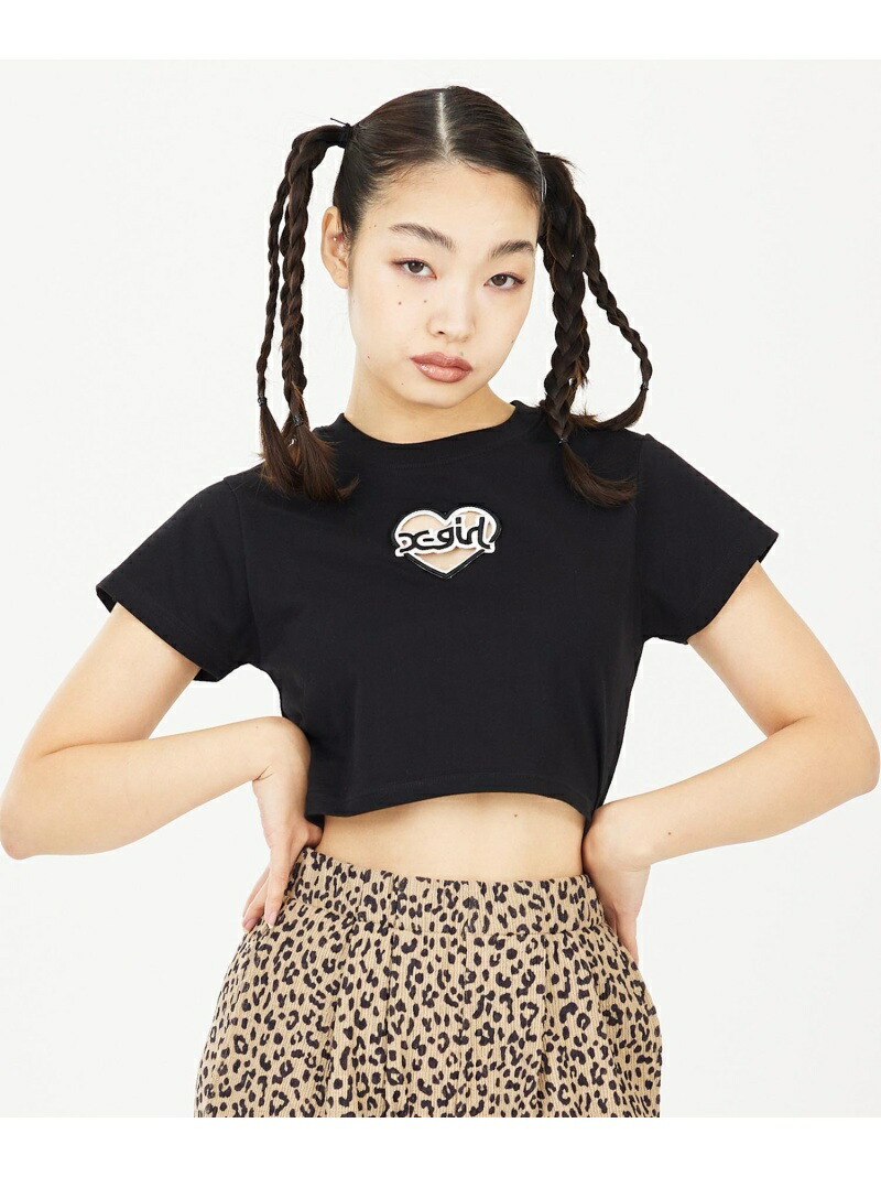 【楽天市場】x Girl × Peels Hollow Patch S S Cropped Tee Tシャツ X Girl X Girl