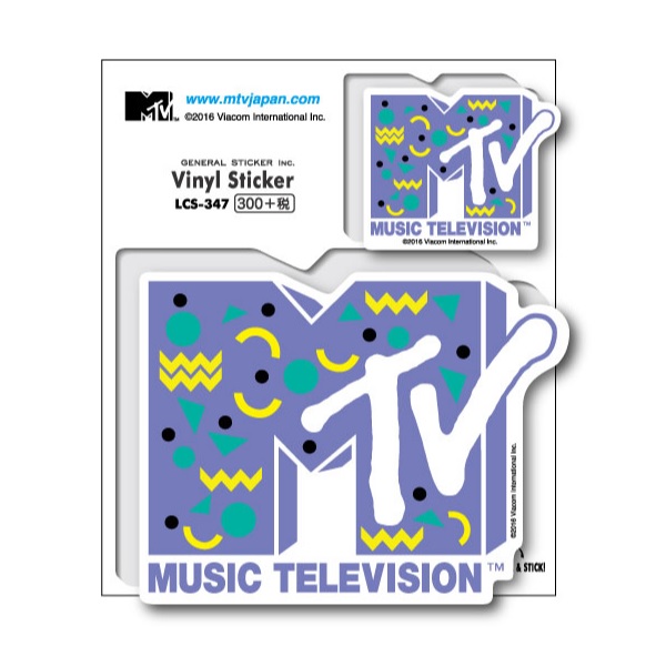 【楽天市場】【4/10はポイント10倍】MTV ロゴステッカー 90s：xweem