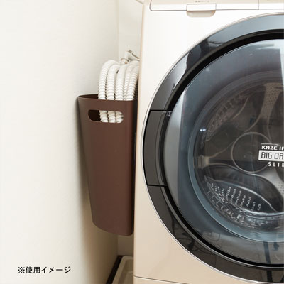 壁掛けダストボックス 9L 伊勢藤 メルナ I-525 / 日本製 ゴミ箱 分別 プラスチック製 フタなし フック付き 取っ手付き ホワイト ブルー ブラウン Meluna 便利