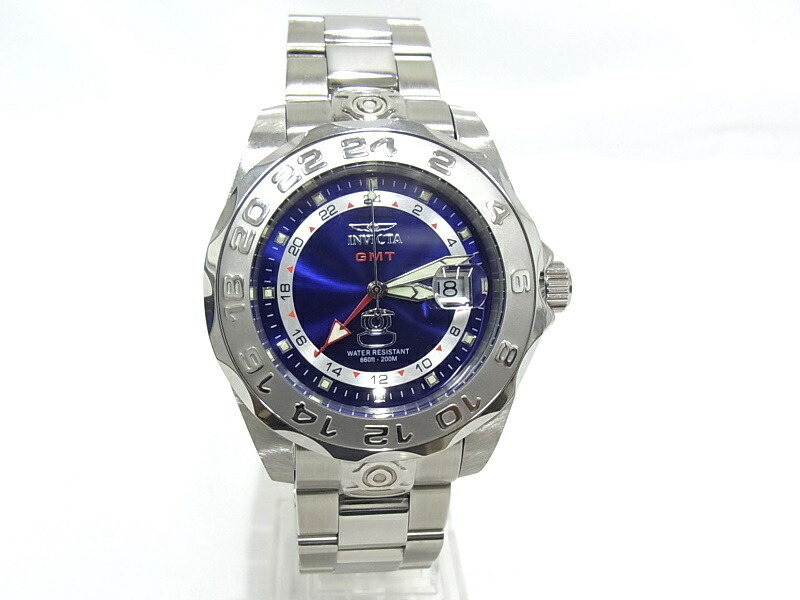 【楽天市場】INVICTA Pro Diver インヴィクタ プロダイバー GMT 5124 クオーツ ネイビー文字盤 メンズ 腕時計 インビクタ 【未使用展示品】【程度S】【極上美品】：ヤギ ...