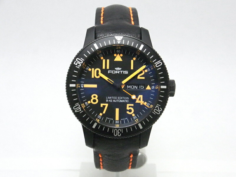 【楽天市場】フォルティス FORTIS コスモノート B-42 MARS 500 ブラックマーズ500 647.28.13 オートマチック ...