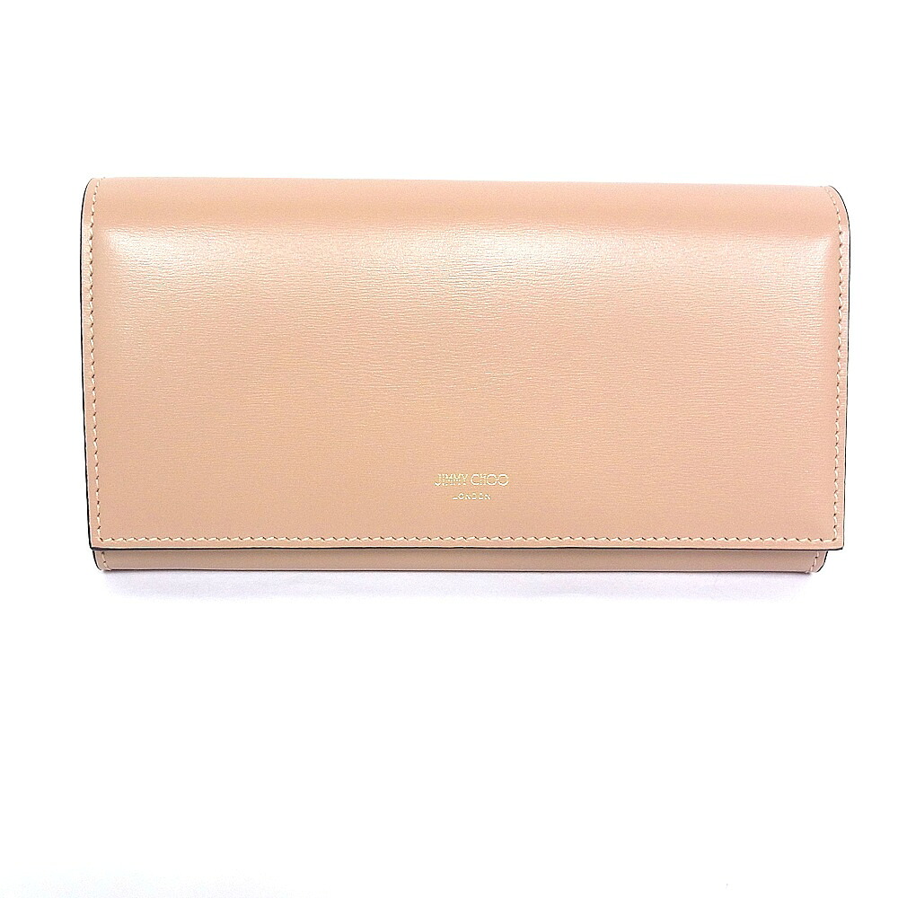 【楽天市場】ジミーチュウ JIMMY CHOO 長財布レザー ベージュ ピンク【未使用】【程度S】【極上美品】：ヤギ質店・平塚駅前店