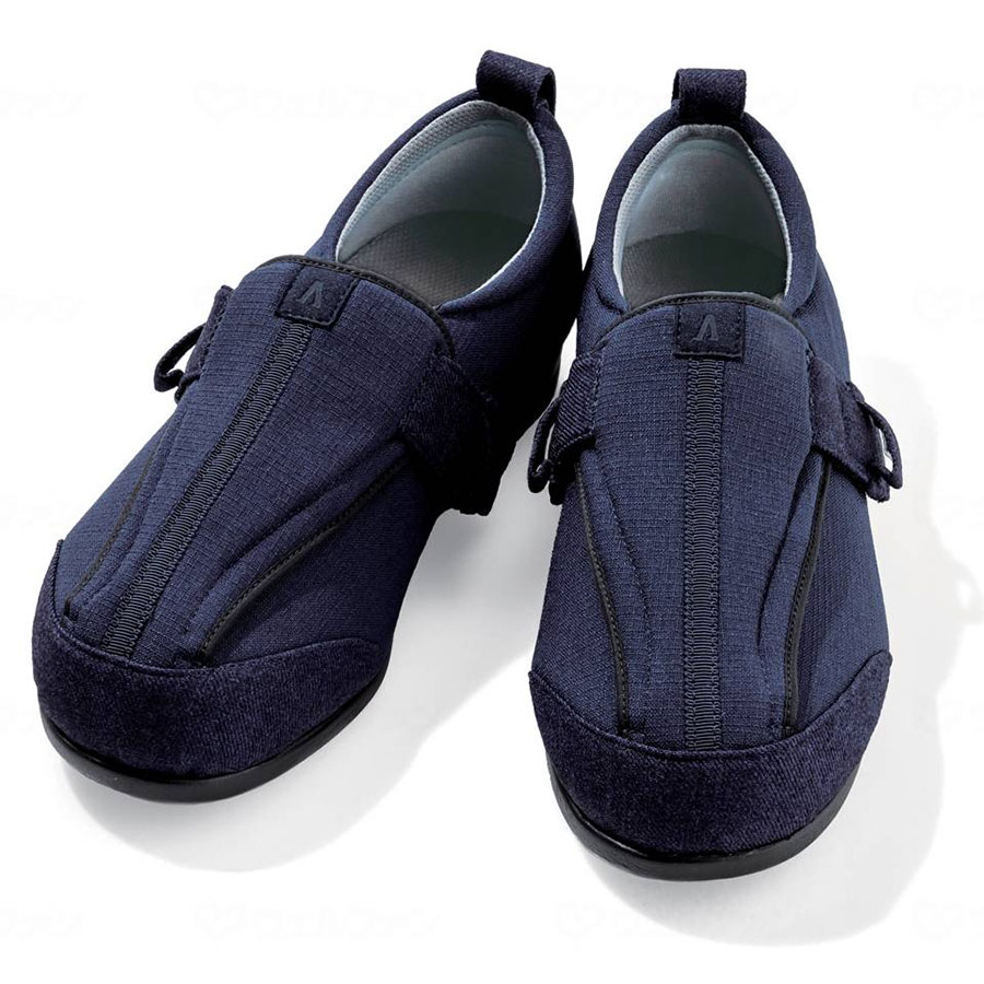 【楽天市場】つま先ひろびろサポート 5E ネイビー 右5L：岡松薬局