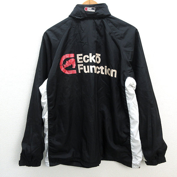 【楽天市場】k 90s エコー/Ecko FUNCTION バックプリント ナイロンジャケットJKT【L】黒/MENS 71【中古】：マニライズ