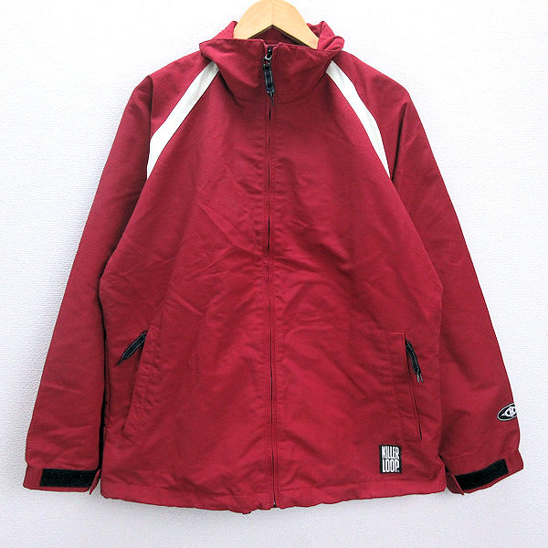 【楽天市場】H キラーループ/KILLER LOOP ナイロンジャケット ウインターウェア スノボ スキー【M】赤/MENS 109【中古】：マニライズ