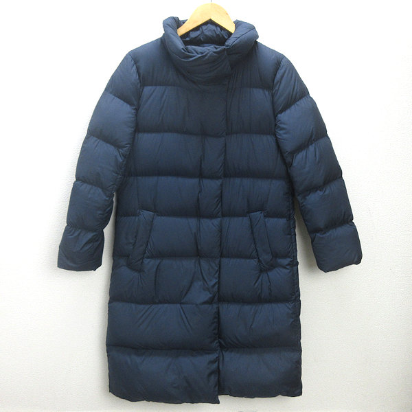 【楽天市場】U ユニクロ/UNIQLO ライトウェイトダウンスタンドカラーコート/212-179808【M】紺/LADIES/L45【中古 ...