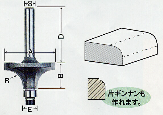 【楽天市場】ライト精機 ライト精機 トリマー・ルータービット TR-42 ボーズ面(コロ付)(トリマ用) TR-42 TR-42：ホーム ...