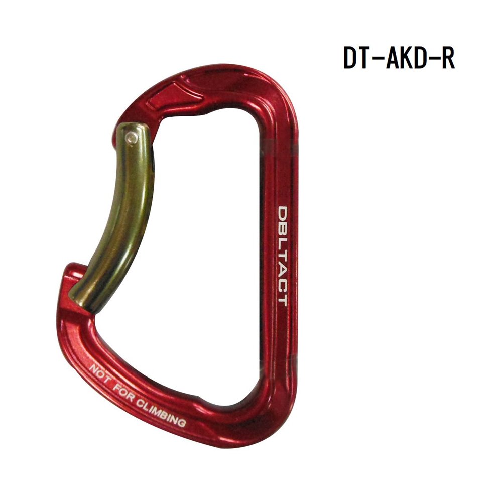 【楽天市場】DBLTACT(ダブルタクト) アルミ鍛造カラビナ レッド [作業用品 落下防止 紛失防止 工具 軽い 湾曲ゲート] DT-AKD-R：ホームセンターヤマキシ楽天市場店