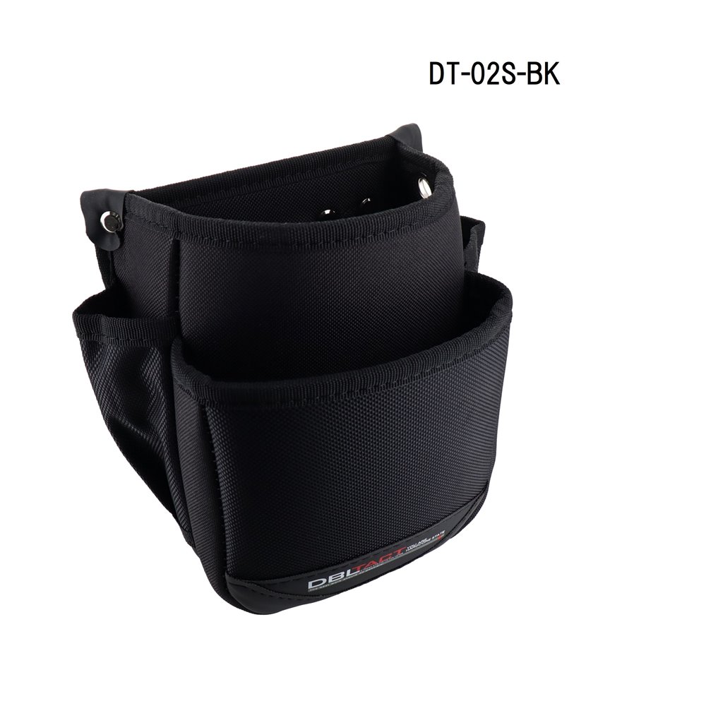 【楽天市場】DBLTACT(ダブルタクト) 2段腰袋 ブラック [工具 作業用品 収納 軽い 丈夫 使いやすい シンプル] DT-02S-BK：ホームセンターヤマキシ楽天市場店
