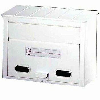 【楽天市場】グリーンライフ スチールカラーポスト(ホワイト)郵便ポスト 郵便受け FH-30W FH30W：ホームセンターヤマキシ楽天市場店