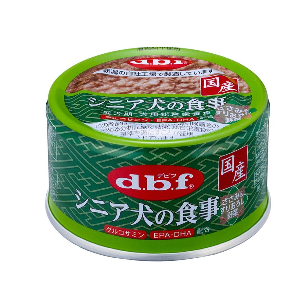【楽天市場】デビフペット(dbf) シニア犬の食事 ささみ＆すりおろし野菜 [ドッグフード 高齢犬用 缶詰 ウェットフード 国産] 85g：ホームセンターヤマキシ楽天市場店