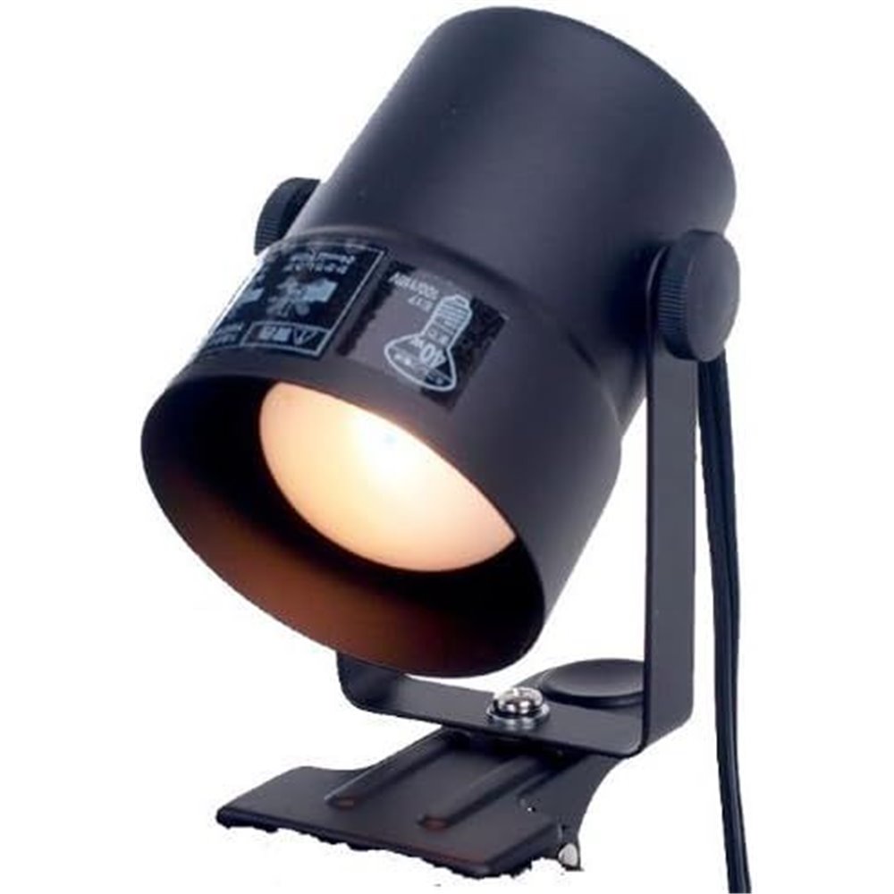 【楽天市場】朝日電器 ELPA(エルパ) クリップライトブラック [照明 店舗 補助照明 机 デスク 角度調整] SPOT-CR40(BK)：ホームセンターヤマキシ楽天市場店
