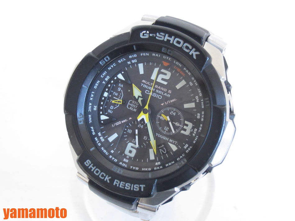 【楽天市場】CASIO カシオ G-SHOCK Gショック SKYCOCKPIT スカイコックピット ソーラー電波 腕時計 メンズウォッチ ...