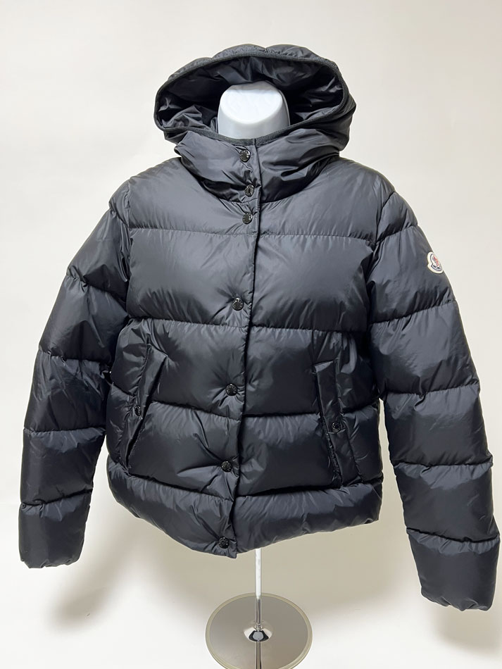 【楽天市場】MONCLER モンクレール LENAR GIUBBOTTO ルナール レディース ダウンジャケット アウター フード ナイロン ブラック サイズ:3 美品【中古】：ブランドショップ山本