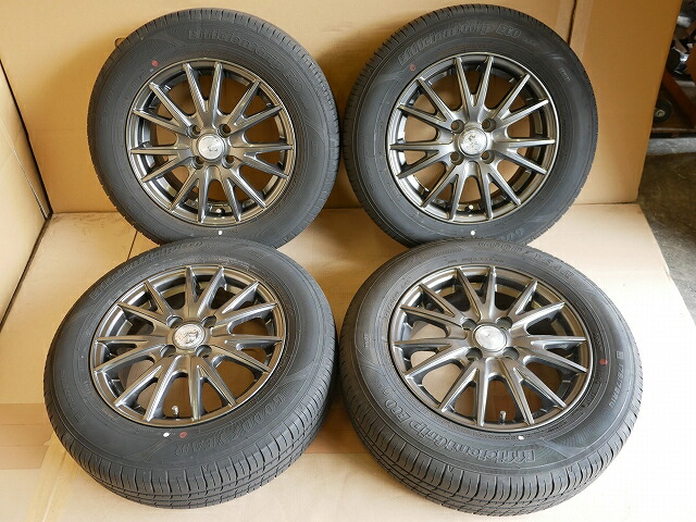 【楽天市場】 【中古】A1129☆8～8.5分山 2018年 WEDS WEZEN FG 夏タイヤ GOODYEAR ...