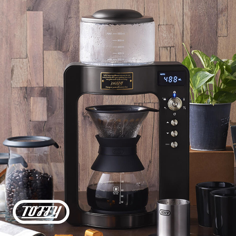 【楽天市場】Toffy カスタムドリップコーヒーメーカー K-CM6-RB リッチブラック RICH BLACK / トフィー / ハンドドリップ / バリスタ推奨 / キッチン家電 ...