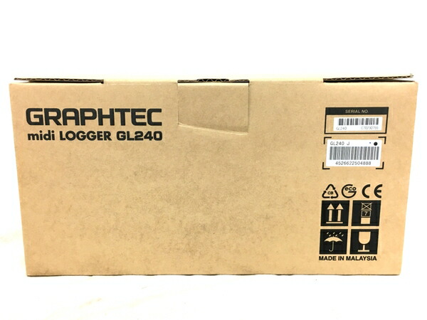 【楽天市場】未使用 【中古】 GRAPHTEC midi LOGGER GL240 グラフテック データロガー 絶縁多チャンネルハンディロガー ...