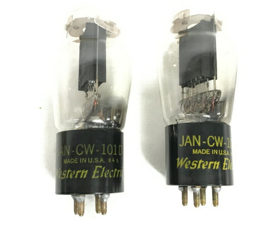【楽天市場】【中古】 Western Electric JAN-CW-101D 2本セット 真空管 オーディオ ウエスタンエレクトリック ジャンク S6105849：ReRe（安く買えるドットコム）