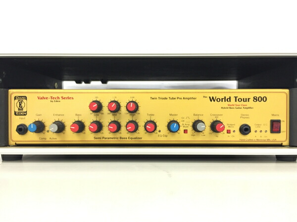 【楽天市場】【中古】 ジャンク EDEN WT800 ヘッドアンプ ベースアンプ 音響 オーディオ K4338683：ReRe（安く買えるドットコム）