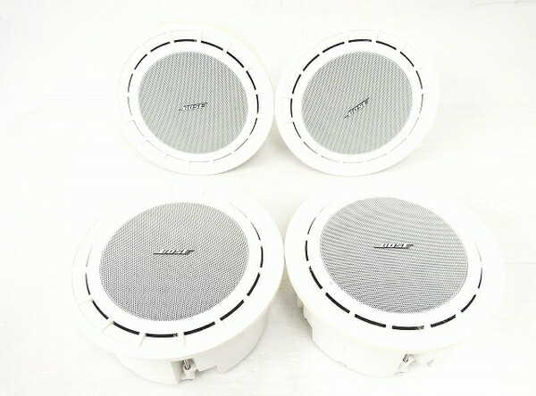 【楽天市場】【中古】 BOSE 111TR 天井埋め込み型 スピーカー 白 ホワイト 4台 ボーズ 音響機材 中古 O4570843：ReRe（安く買えるドットコム）