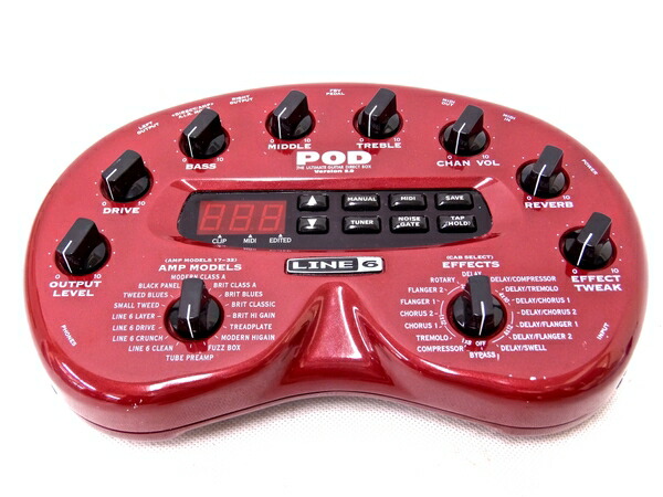 【楽天市場】【中古】LINE6 POD THE ULTIMATE GUITAR DIRECT BOX Version 2.0 T1835488 ...