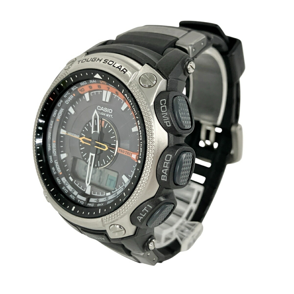 【楽天市場】CASIO カシオ PROTREK プロトレック PRW-5000 ソーラー メンズ 腕時計 中古 Y10069863：ReRe ...
