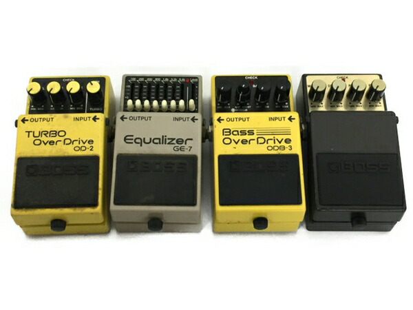【楽天市場】【中古】 BOSS OD-2 ODB-3 BF-2B GE-7 エフェクター 4個セット T4145094：ReRe（安く買える ...