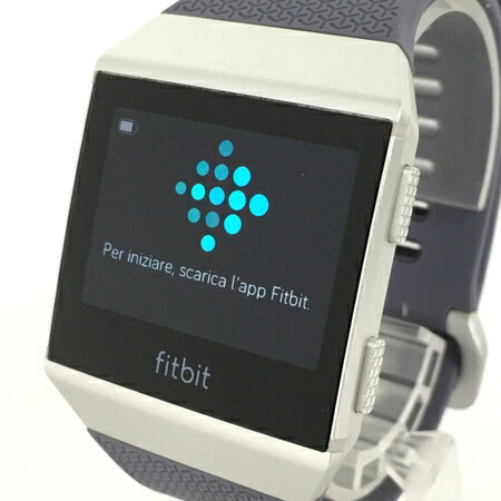 【楽天市場】美品 【中古】 Fitbit フィットビット iONIC スマートウォッチ FB503WTGY-CJK GPS搭載 睡眠記録 耐水 ...