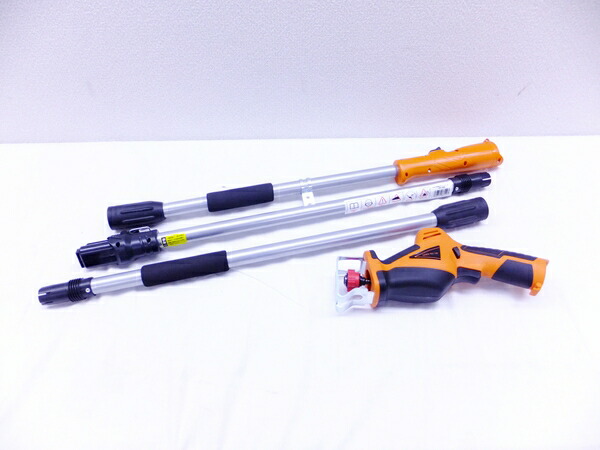 【楽天市場】美品 【中古】 YAMAZEN 山善 充電式 高枝ガーデンポールソー 電動高枝切り LPS-1025 10.8V ガーデニング ...