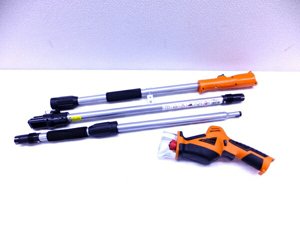 【楽天市場】美品 【中古】 YAMAZEN 山善 充電式 高枝ガーデンポールソー 電動高枝切り LPS-1025 10.8V ガーデニング ...